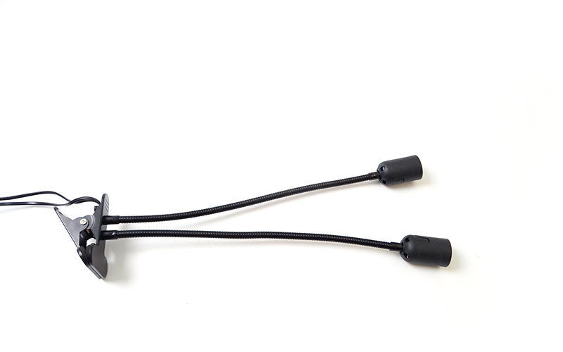 Dual Head Grow Light Clip-On Gooseneck - Flexible and Convenient E27 ...